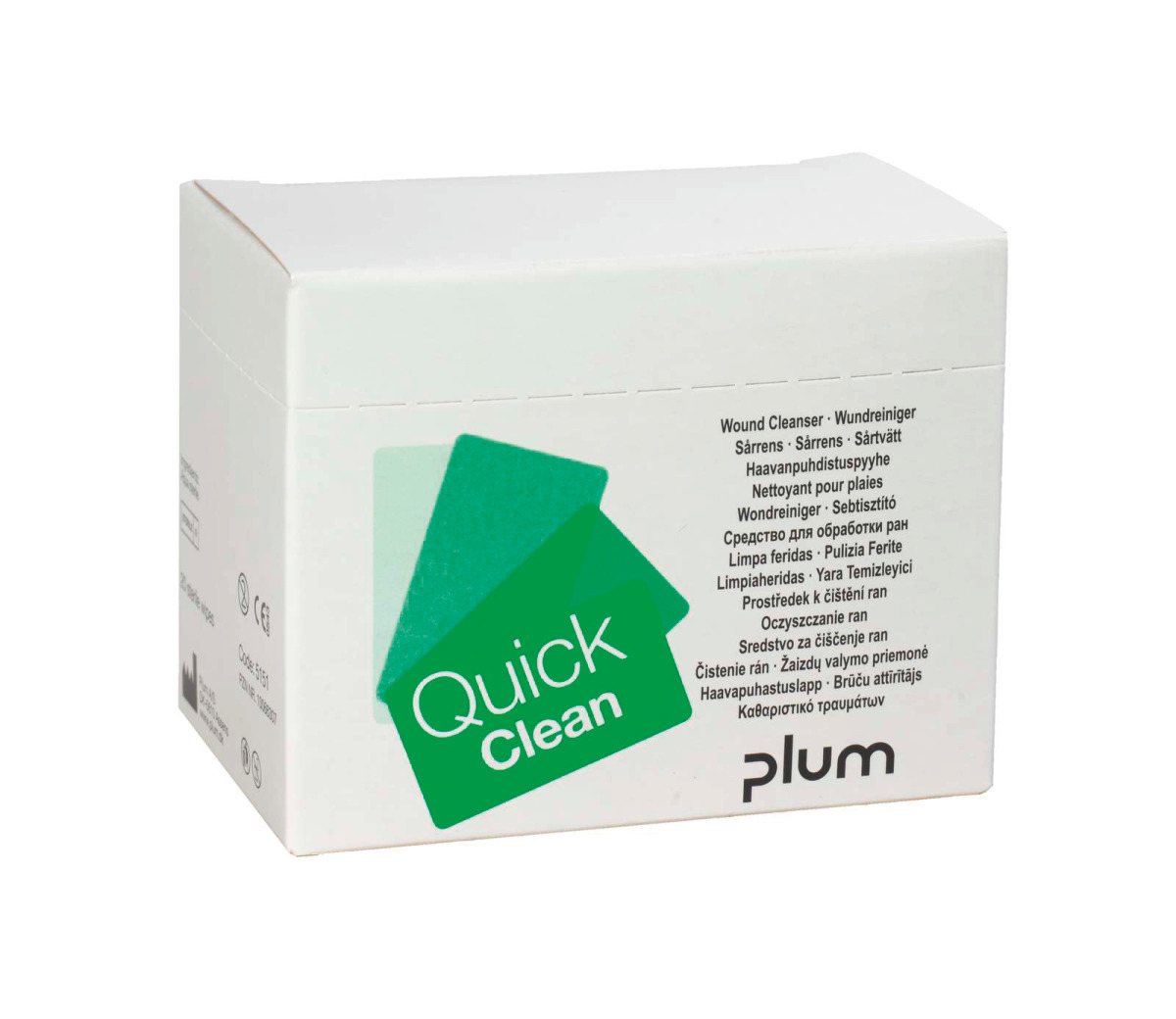 QuickClean 伤口清洁巾-霍夫曼Hoffmann